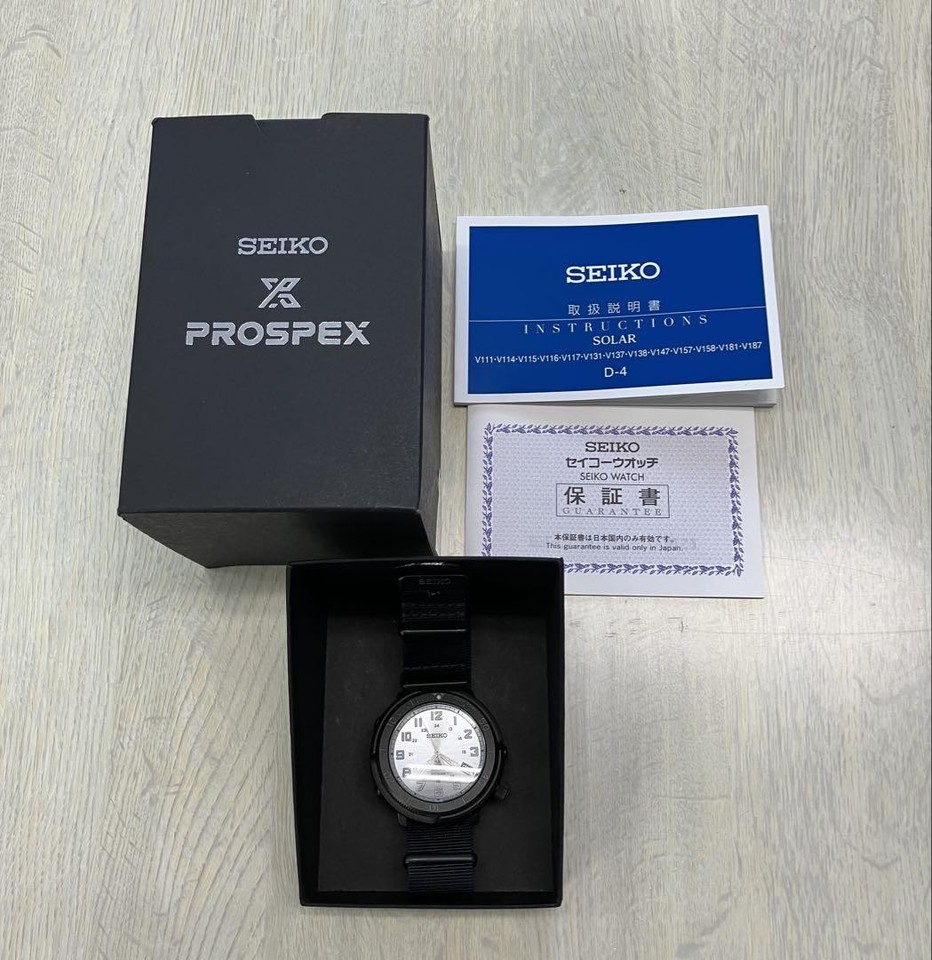 Seiko Prospex Fieldmaster Limited Edition SBDJ041 Solar Diver Watch ...