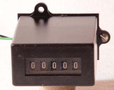 Swiss-Made SODECO 6-Digit Electromechanical Counter, 12 Volts, 180 Ohms ...