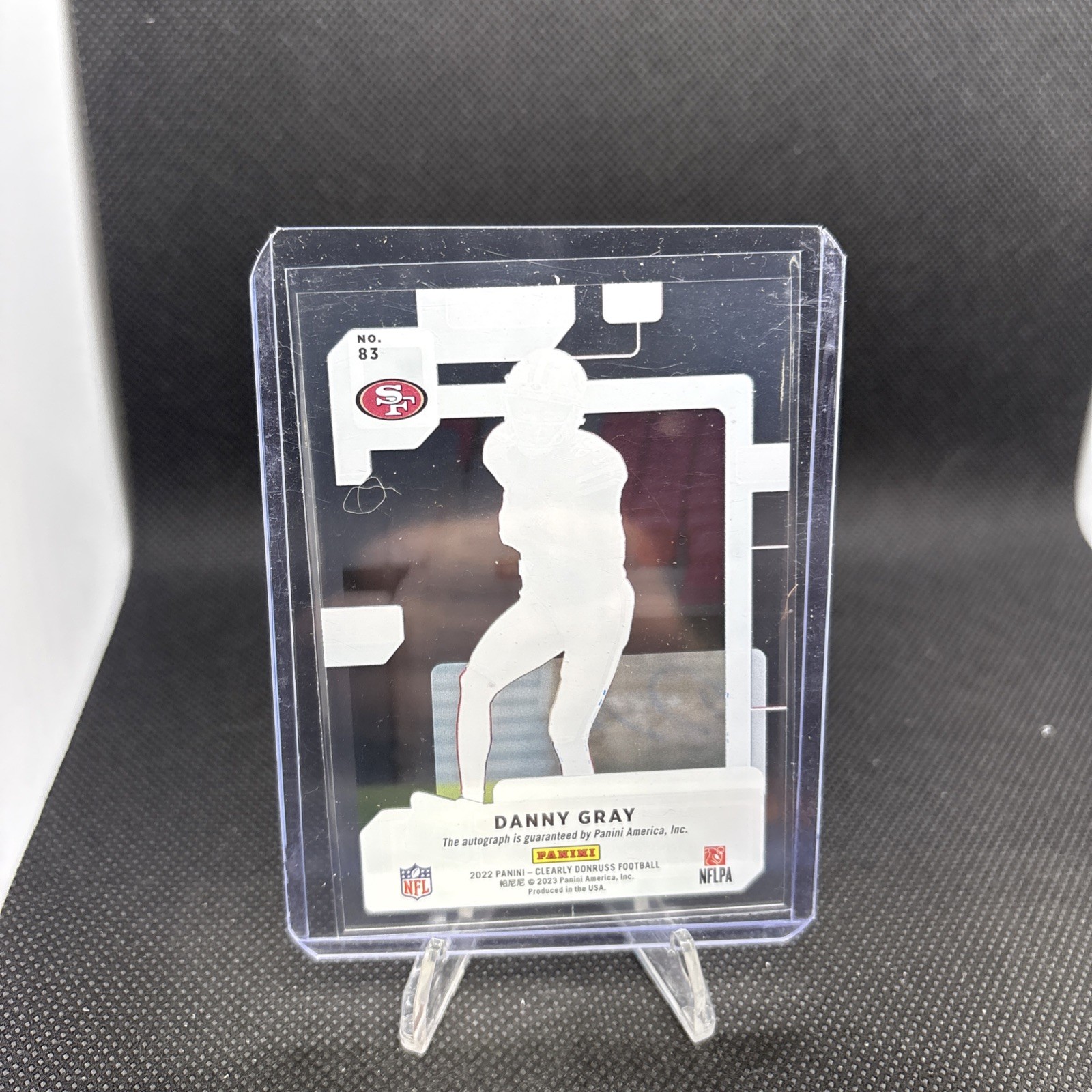 2022 Panini Clearly Donruss - Rated Rookie Danny Gray #83 Autographs ...