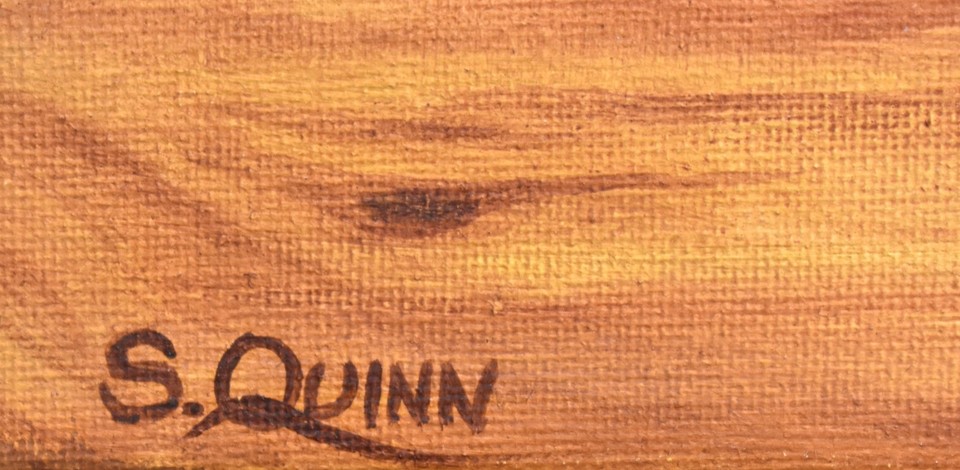 Wonderful Simon Quinn Original Oil Painting Of Two Pigs | eBay UK