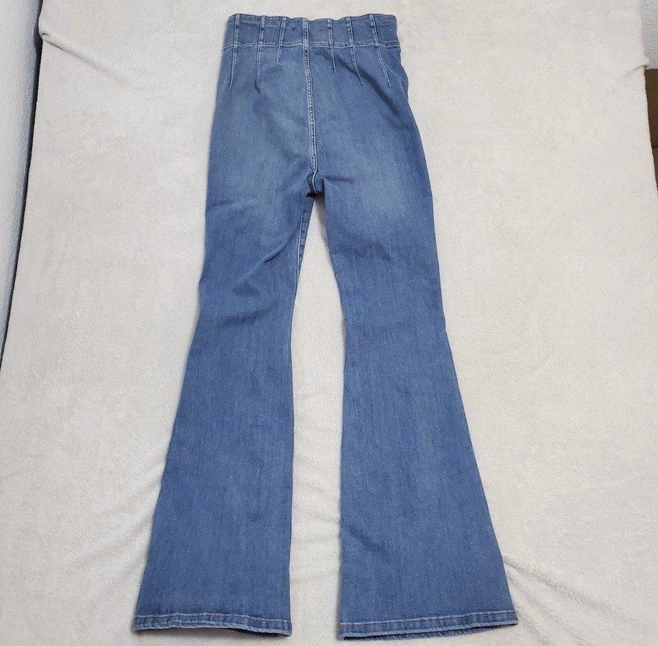 We The Free Jayde Flare High Rise Boho Jeans Women's 31 Inch Free ...