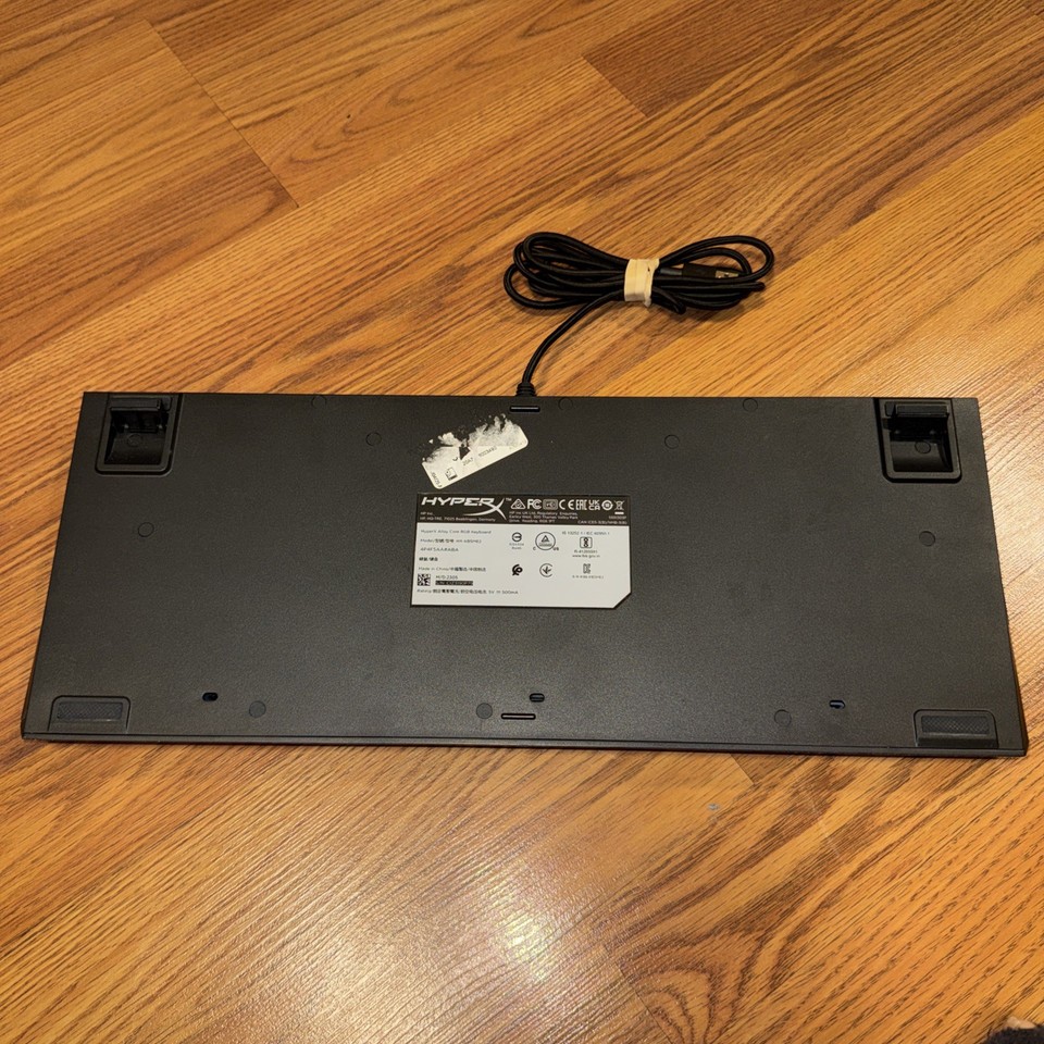 HyperX Gaming Keyboard, Stand Up Legs USB Connect Cord | eBay