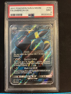 2017 Pokemon Sun and Moon FA/Umbreon GX PSA 9 Secret Rare Card | eBay