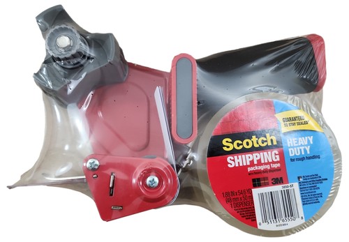 Scotch Handheld Tape Dispenser Gun with 1 Roll H.D. 1.88 inch x 54.6 ...