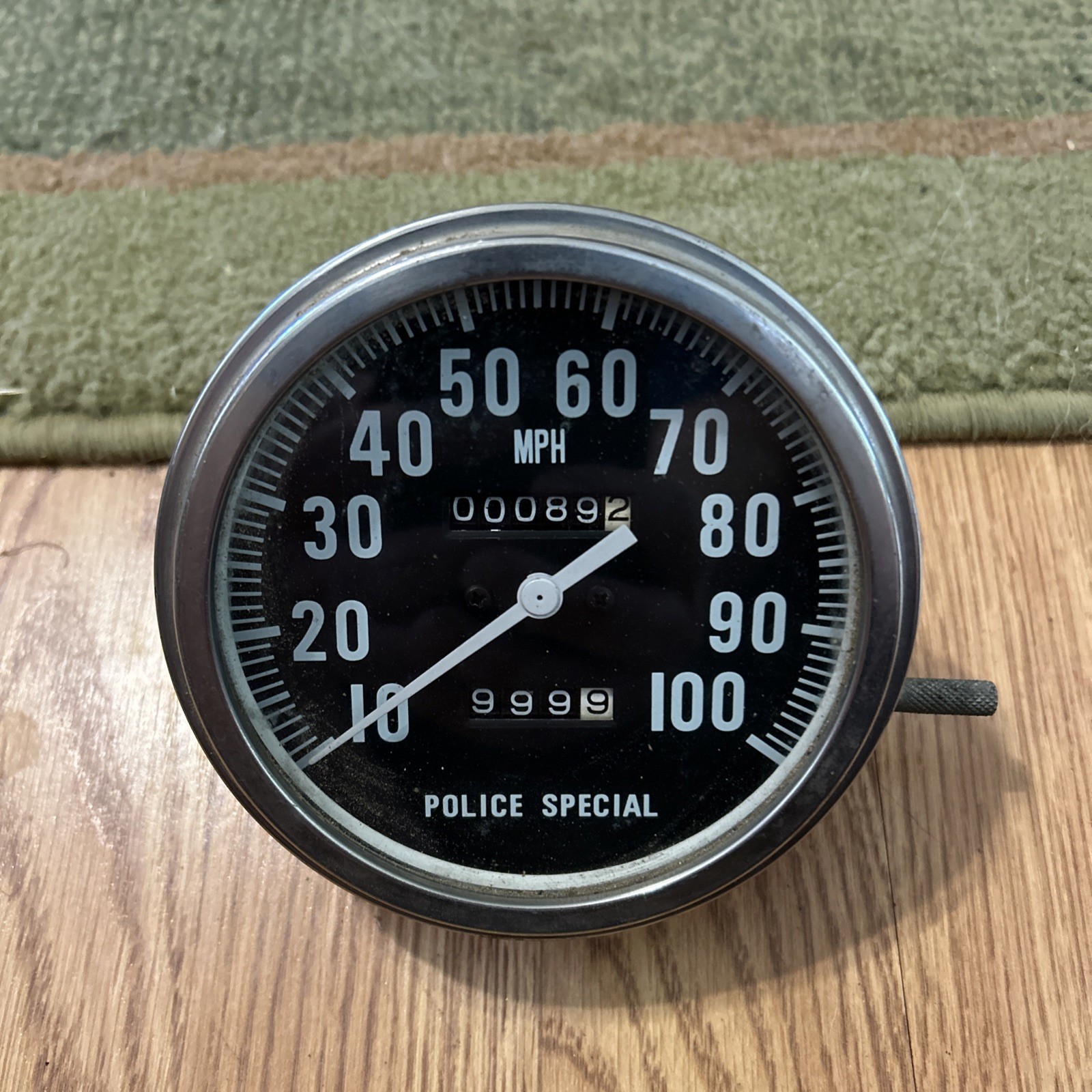 Vintage Harley Police Special Speedometer 2 : 1 Ratio NOT TESTED Estate ...