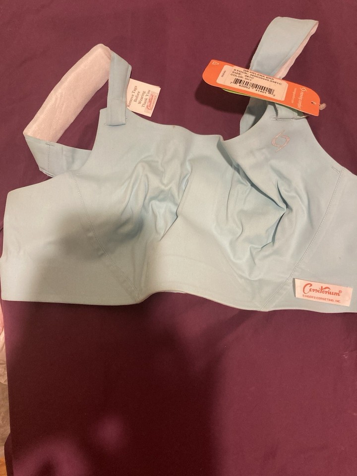 Moving Comfort Helena High Impact sports bra in Sky size 36C NWT | eBay