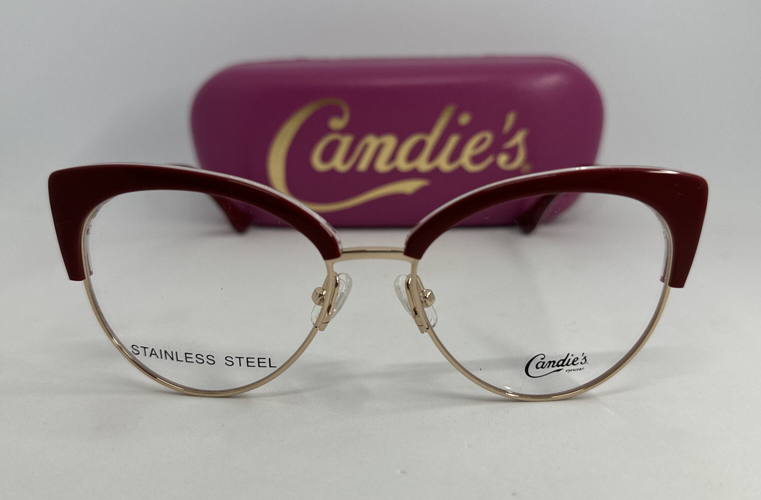 NEW Candies CA0172/O 001 Black 51.16.140 Women’s Eyeglasses Frames With ...