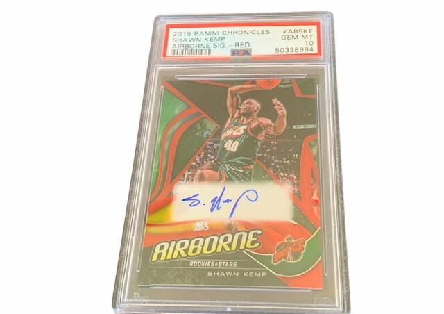 Shawn Kemp Autograph Sonics PSA 10 Auto 2019 Panini Chronicles pop 1/1 ...