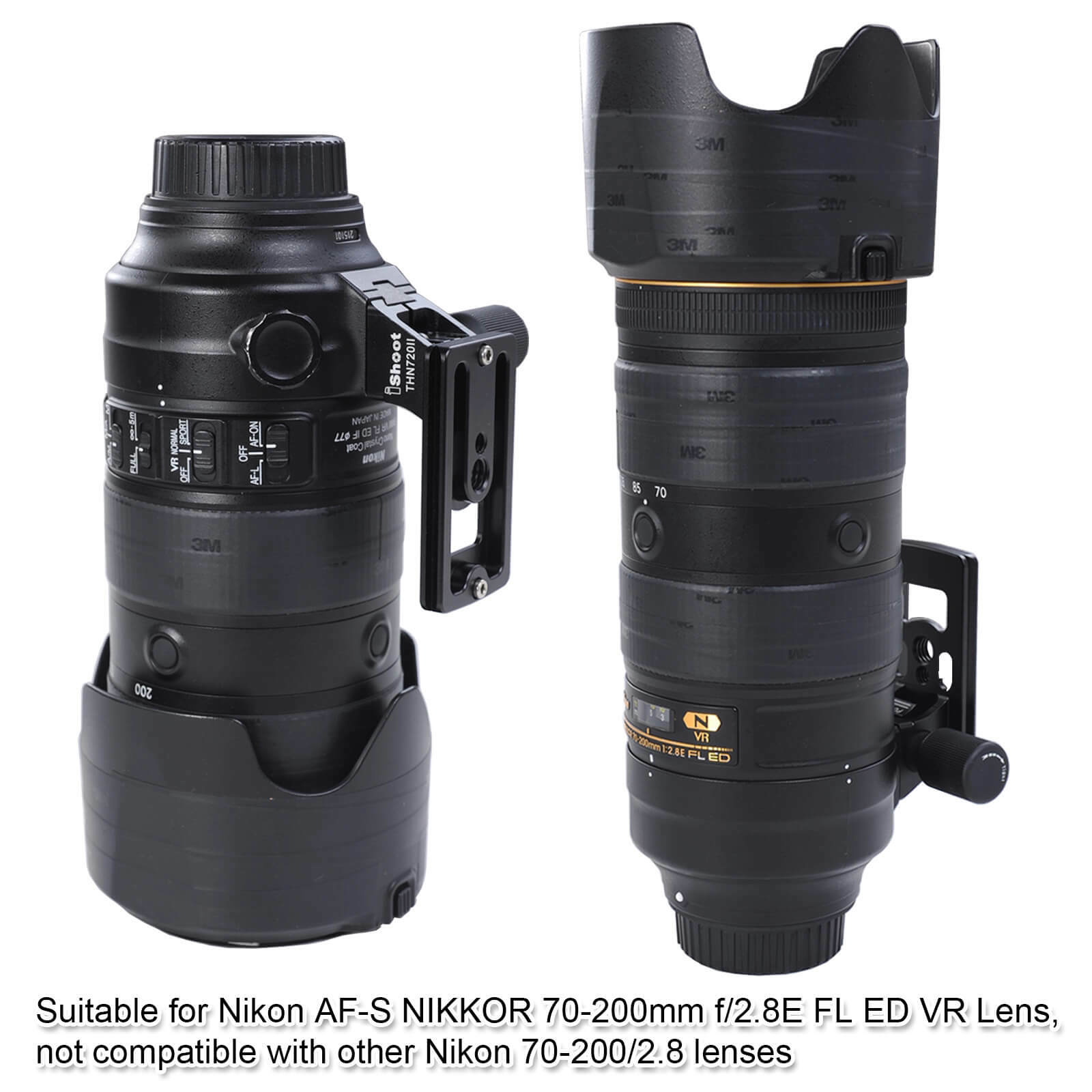 Camera Tripod Lens Replacement foot for Nikon AF-S 70-200mm f/2.8E FL ...