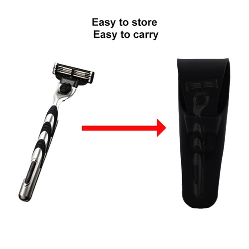 Men Home Supplies Elastic Shaving Machine Holder Soft Silicone Travel ...