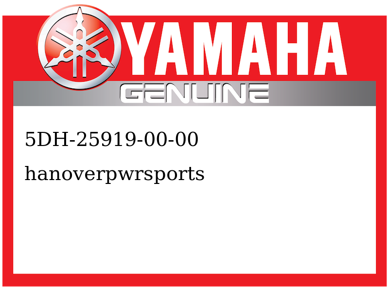 Yamaha OEM Part 5DH-25919-00-00 | eBay