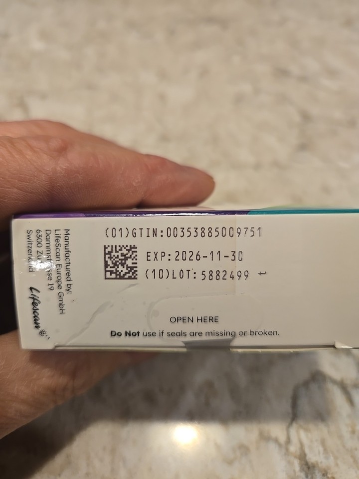OneTouch Verio Test Strips and OneTouch Delica Plus Lancets - Both ...