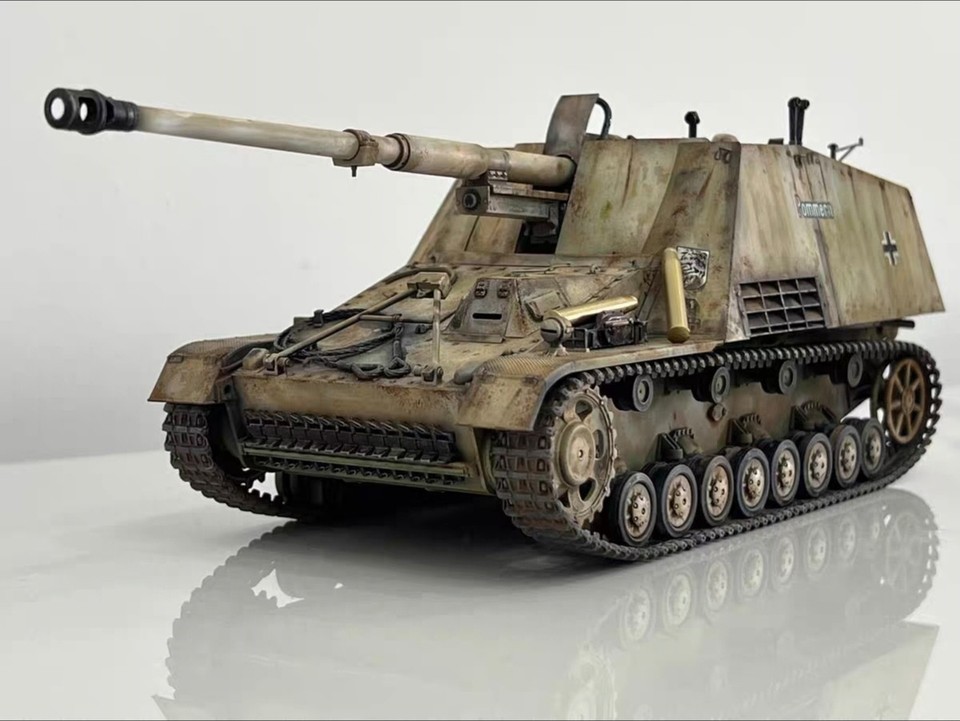 1/35 Tamiya German Nashorn Heavy Tank Destroyer Finished Built ...