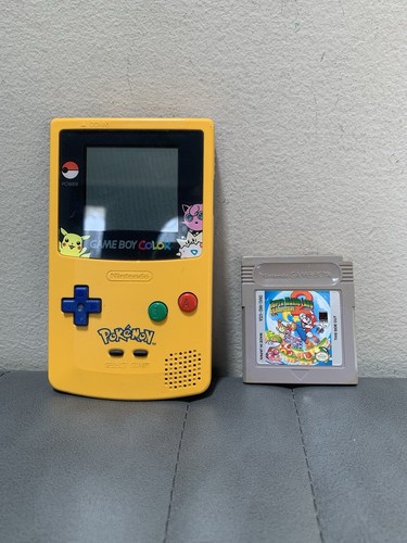 Nintendo Gameboy Color Pokemon Special Pikachu Edition & Super Mario ...