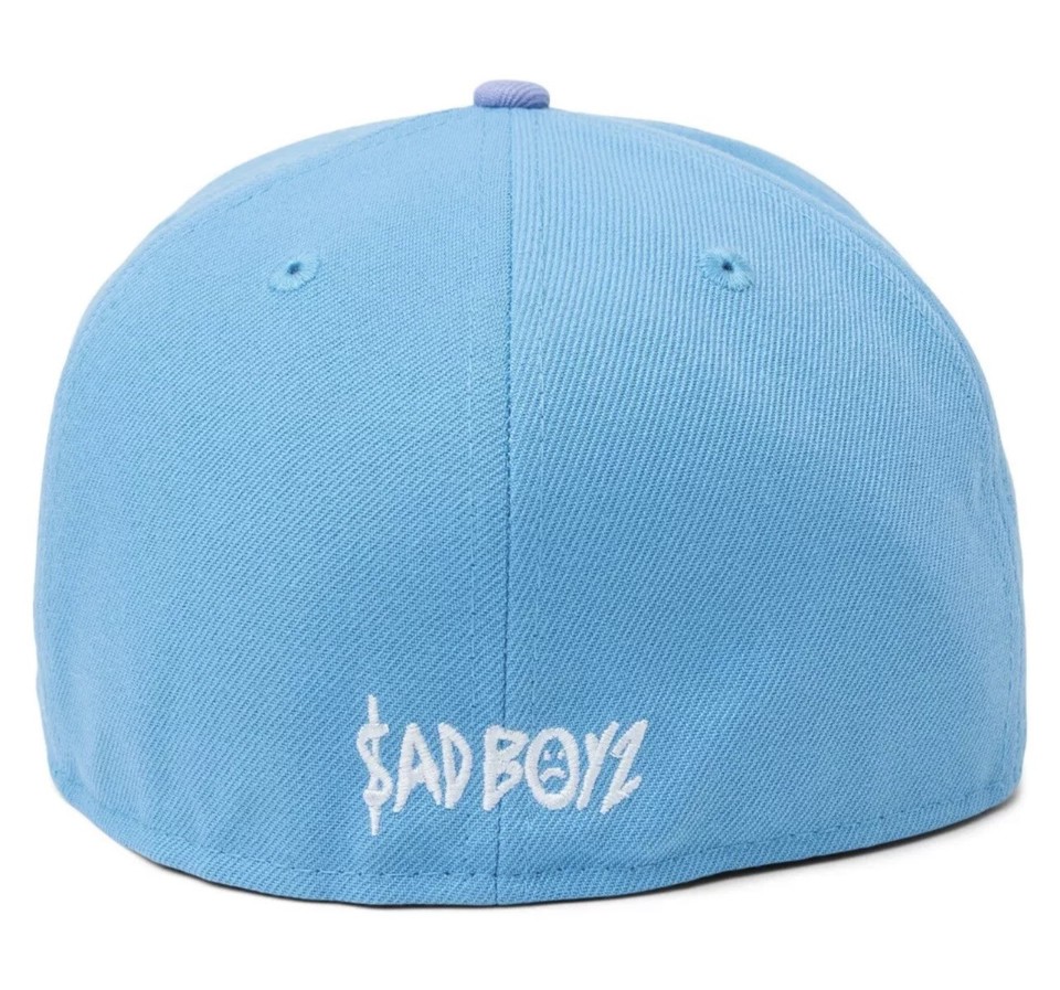 SADBOYS X NEW ERA Junior H Musica 3 SB Fitted hat - Sky Blue SAD BOYZ Cap | eBay
