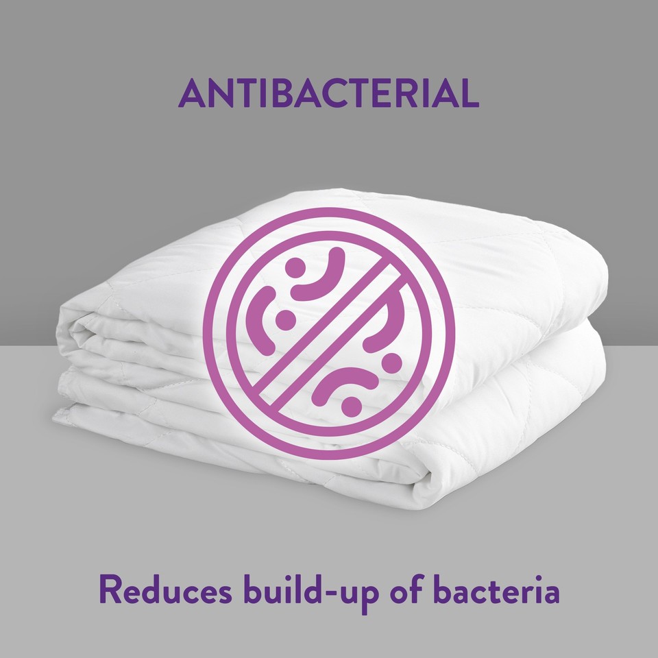 Slumberdown Complete Protection Antiviral Mattress Protector - Single ...