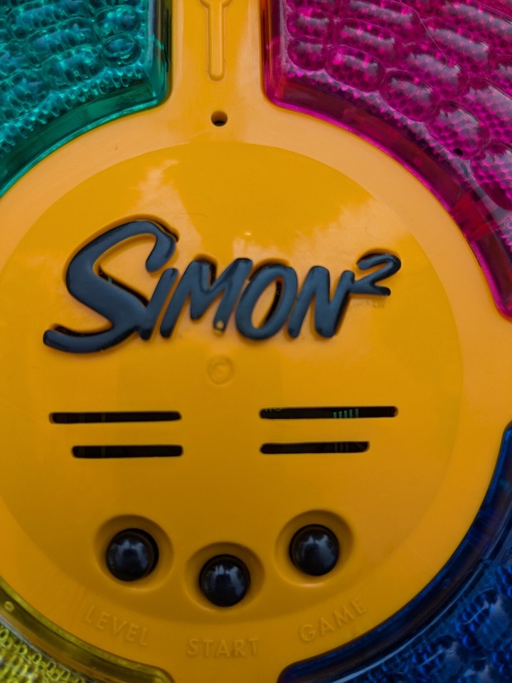 Simon 2 Double Sided Full Size Electronic Handheld Memory Game TESTED ...