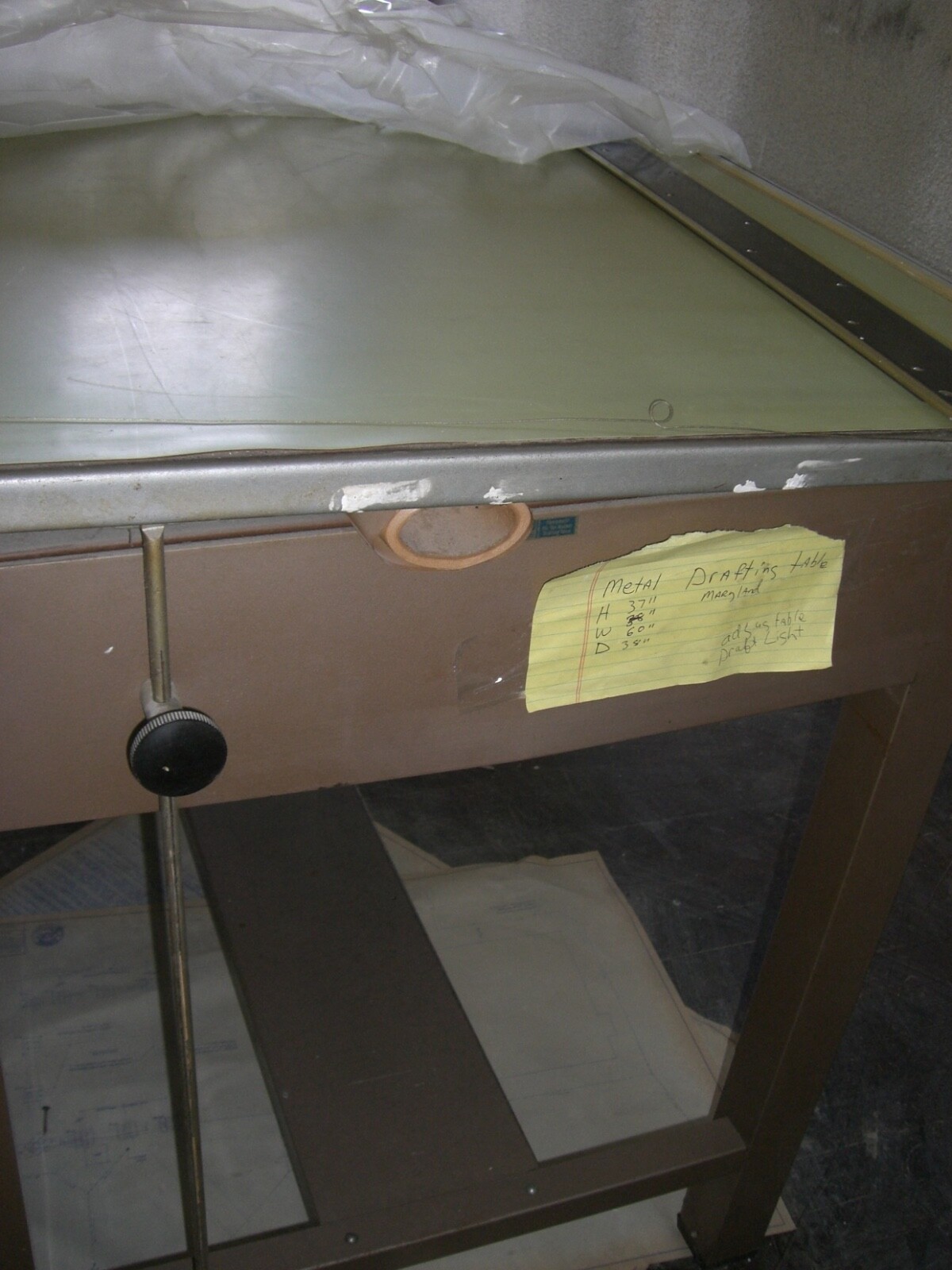 Vintage Mayline Metal Drafting Table Drafting Machine Architectural Art ...