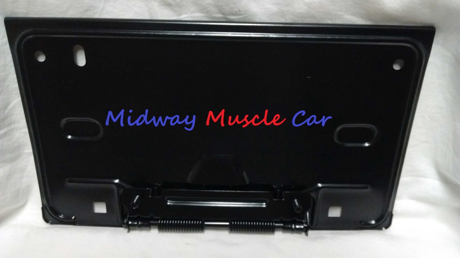 rear fuel door license plate tag bracket 64-68 Pontiac GTO 64-65 ...