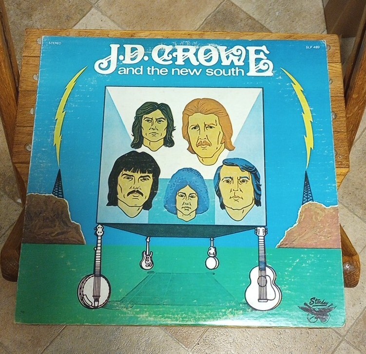 J.D. Crowe And The New South w/Larry & Tony Rice Gusto/Starday SLP-489 ...