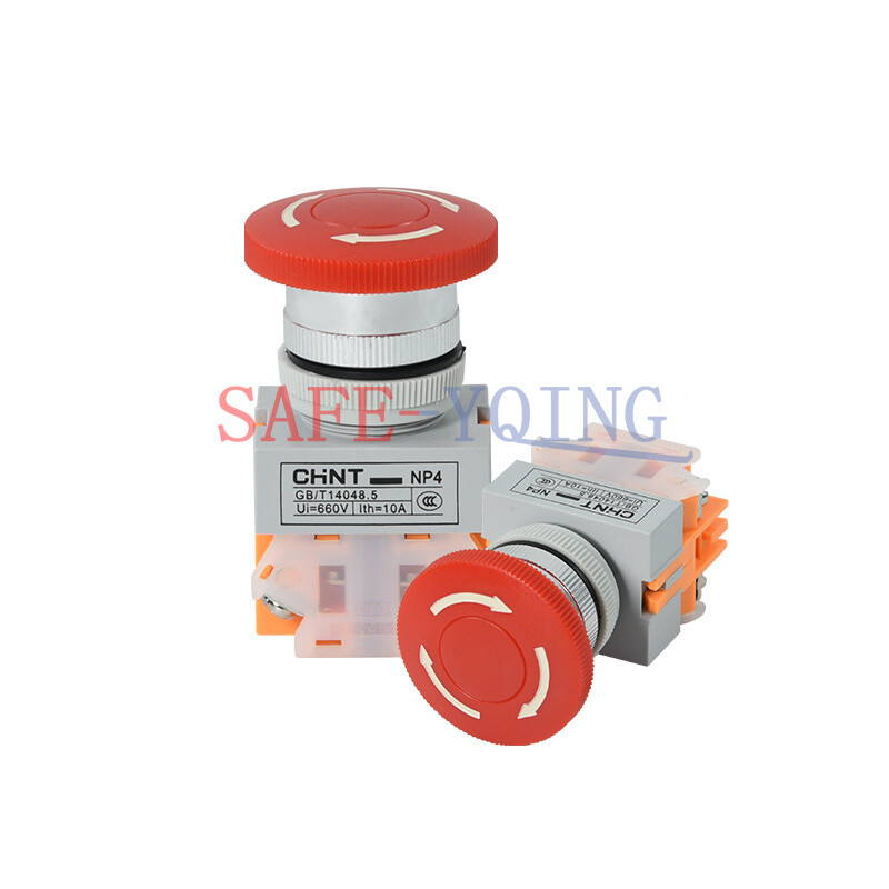ONE CHNT emergency stop button NP4-11ZS/1 22mm self-locking emergency ...