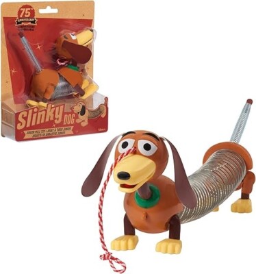 Disney Pixar's Toy Story Slinky Dog Pull Toy Walking Spring Toy for Boy ...