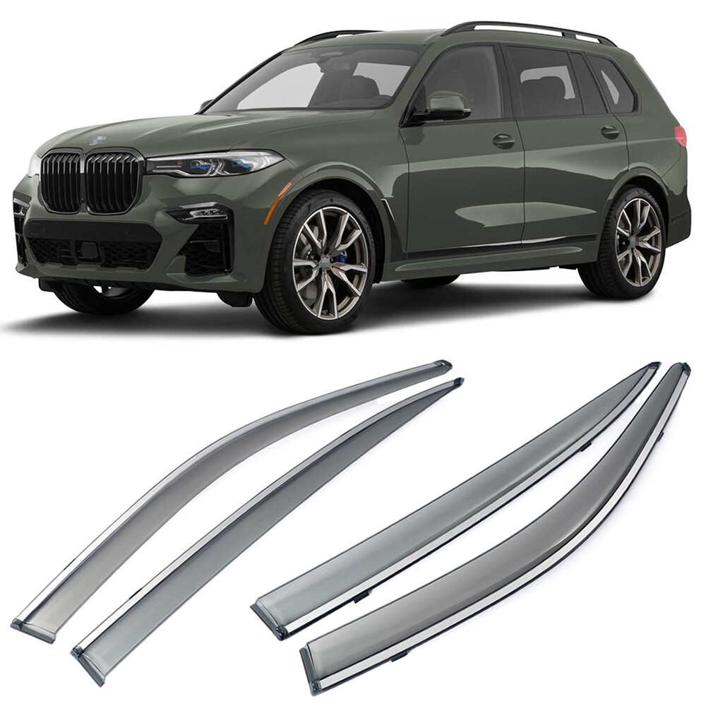 Car Side Window Vent Deflector Sun Rain Visor for 2019-2024 BMW X7 40i ...