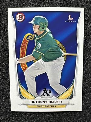 ANTHONY ALIOTTI #BP77 2014 Bowman Baseball Prospects State & Hometown ...