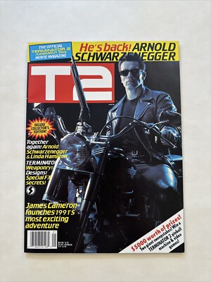 1991 T2 Terminator 2 Judgment Day Official Movie Magazine Starlog ...