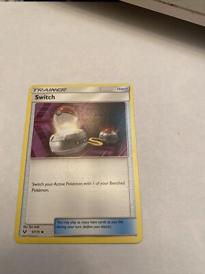 POKEMON Trading Card Trainer Switch 67/73 | eBay