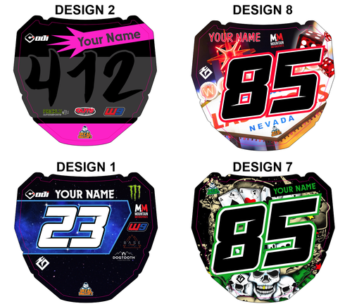 Custom Sticker For ODI Mountain bike Number Plate Surron Graphics Moto ...