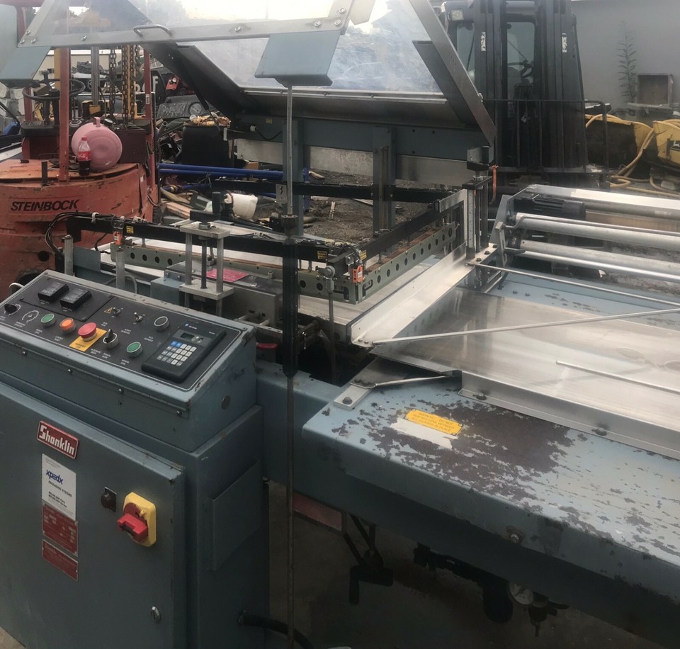 Shanklin A27A Shrink Wrapper Auto L Sealer "NO-SHIPPING" "NO SCRAP ...