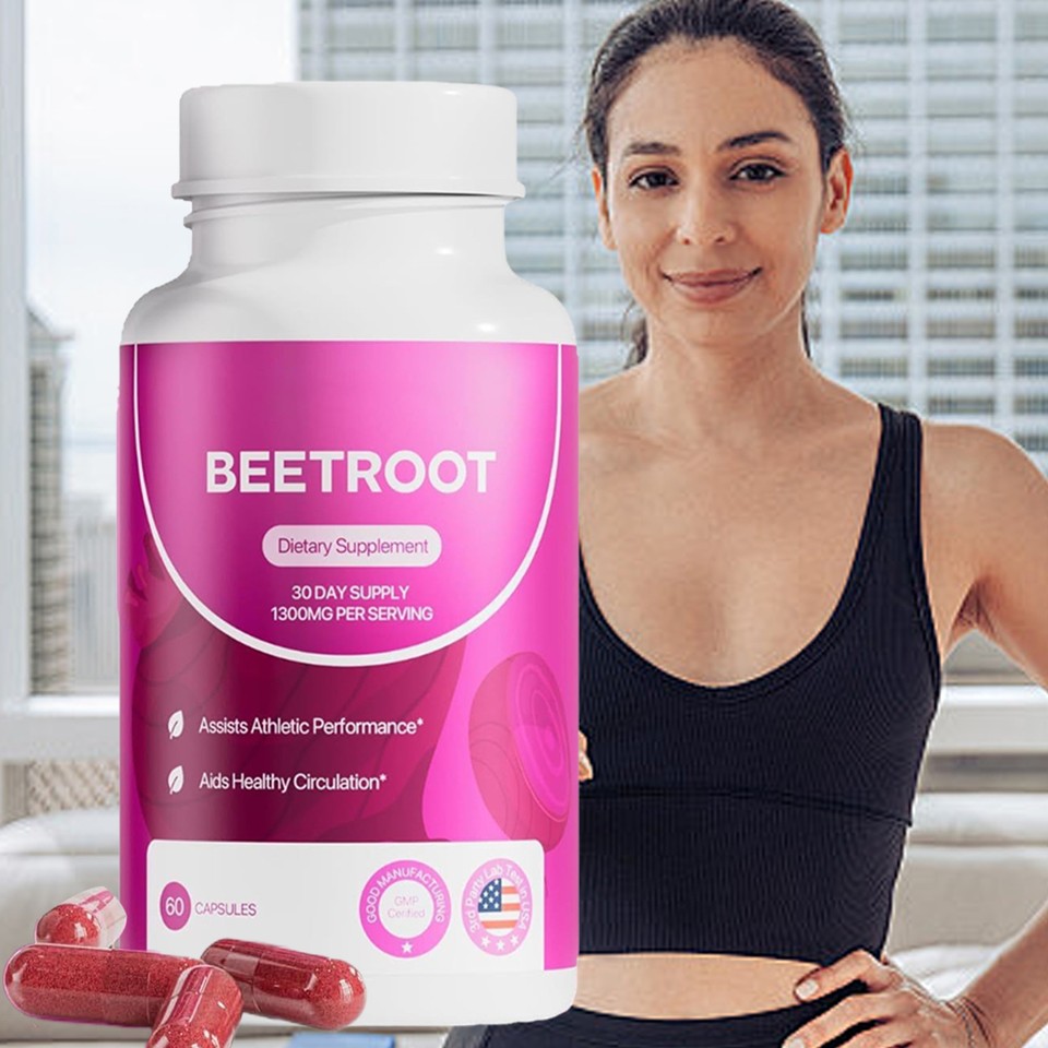 Rosabella Organic Beet Root Capsules For Circulation & Natural Energy ...