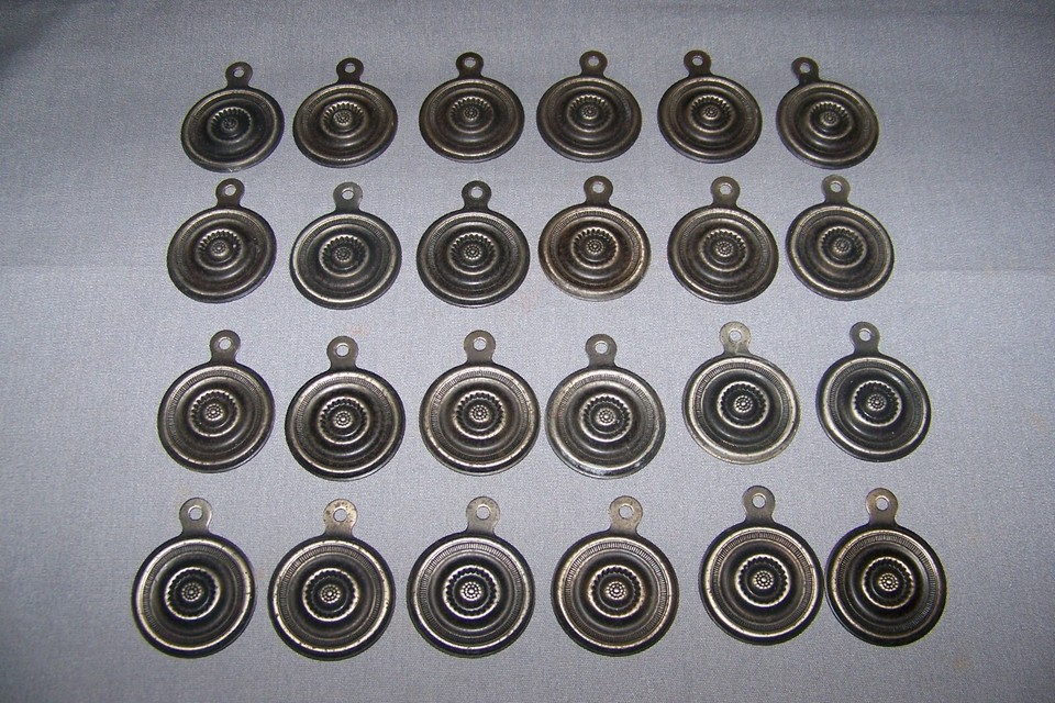 Reproduction, Tin Or Metal, Bed Bolt Covers - 24 Count | eBay
