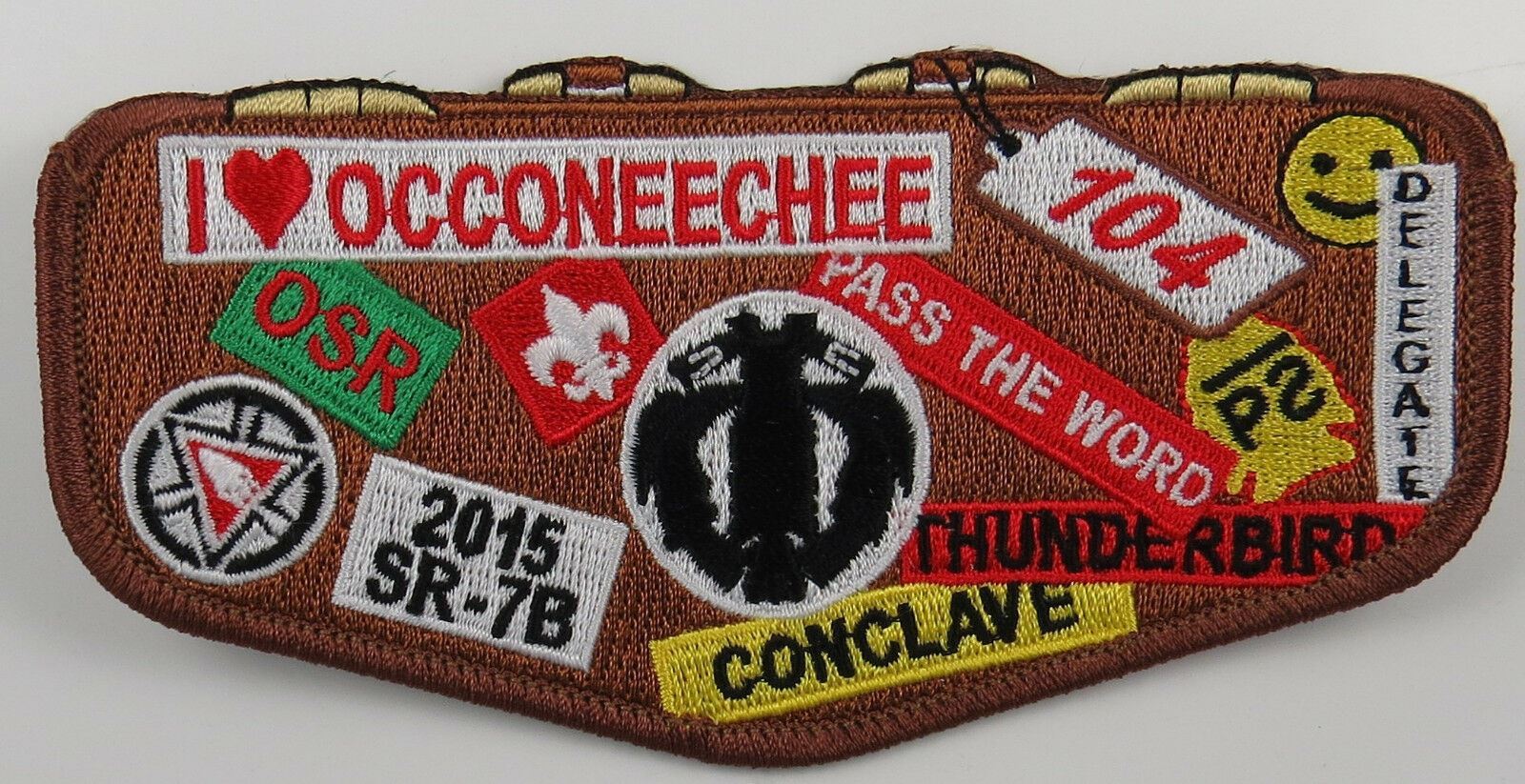 2015 Cardinal Conclave Occoneechee Lodge 104 OA Centennial Flap | eBay