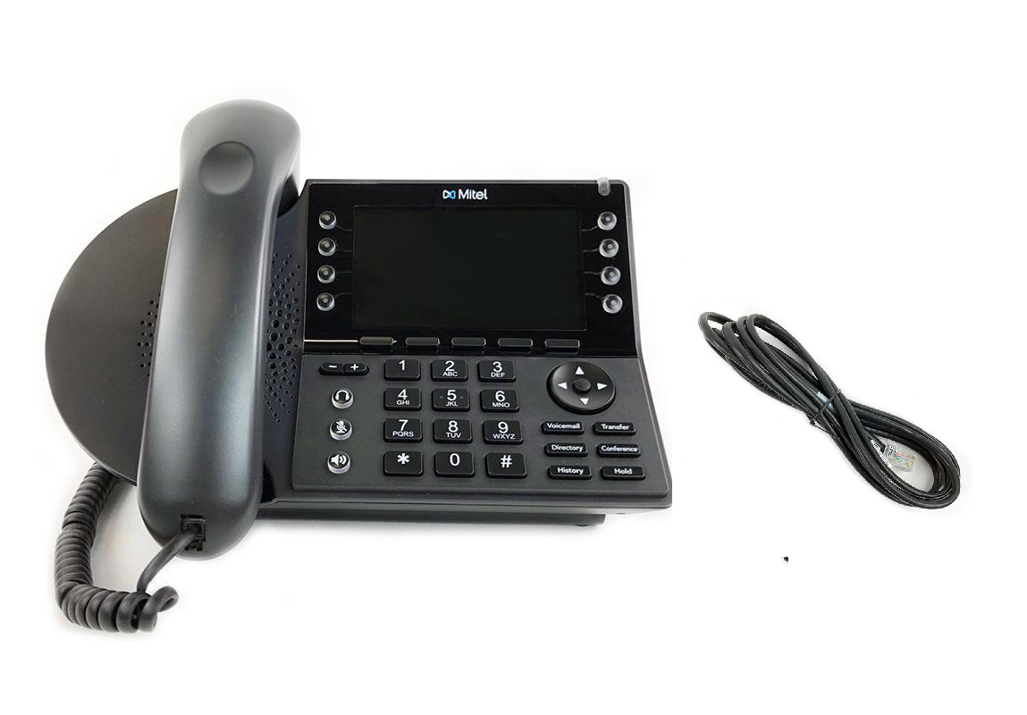5-Pack Mitel IP 485G Gigabit IP Phone (10578) (Refurbished) (MITEL LOGO ...