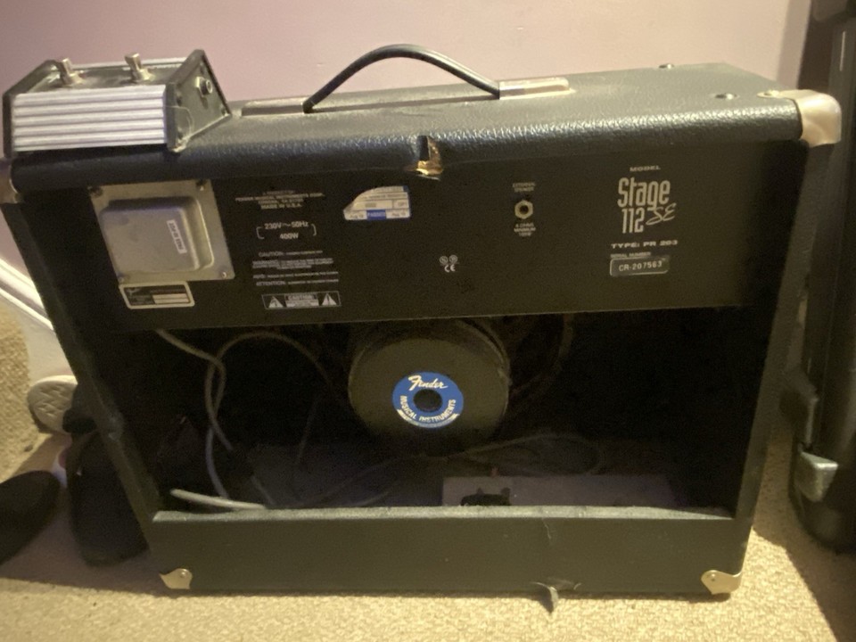 Fender Stage 112SE 2-Channel 90 watt 1x12" Solid State Guitar Amp Made ...