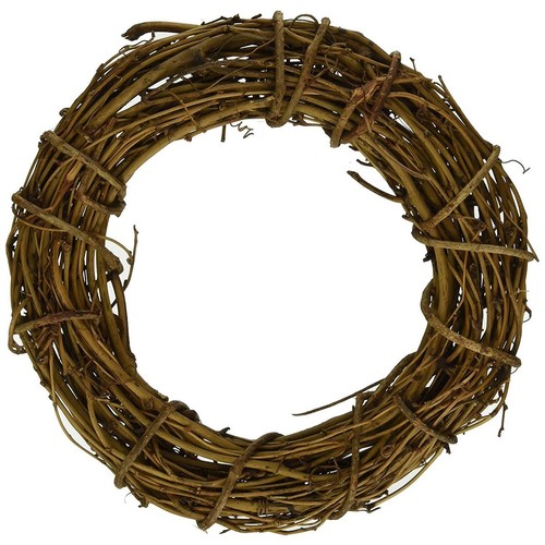 Natural Grapevine Wreath Rustic Ring Wreaths DIY Crafts Base for ...