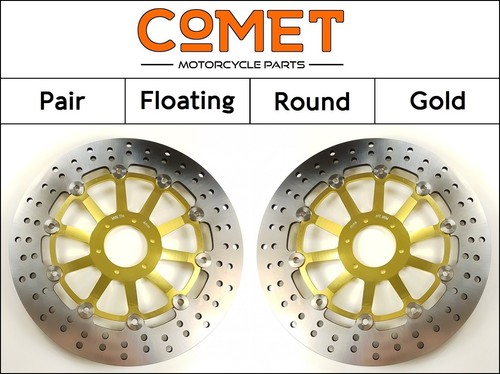 Honda CBR 400 RR Tri-arm 1988-1989 [Pair Front Comet RF-Series Gold ...