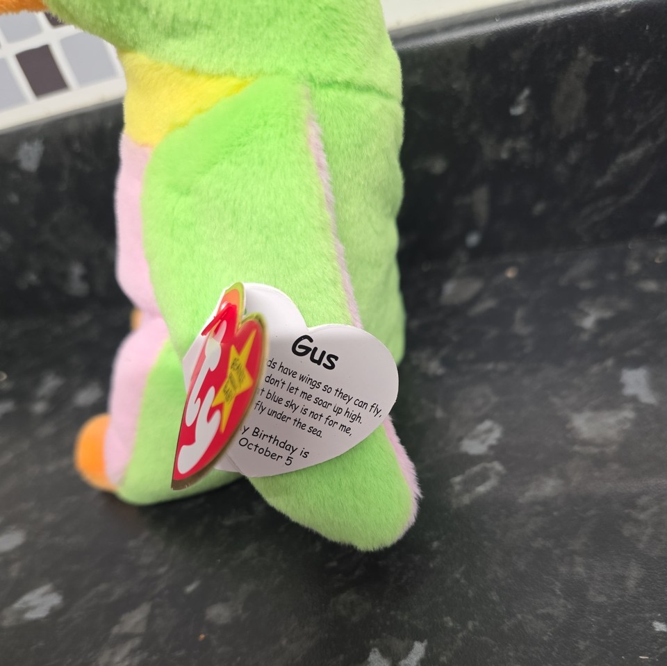 New For 2024 Ty Beanie Babies Gus Penguin- 30yr Beanie Babies–Limited ...