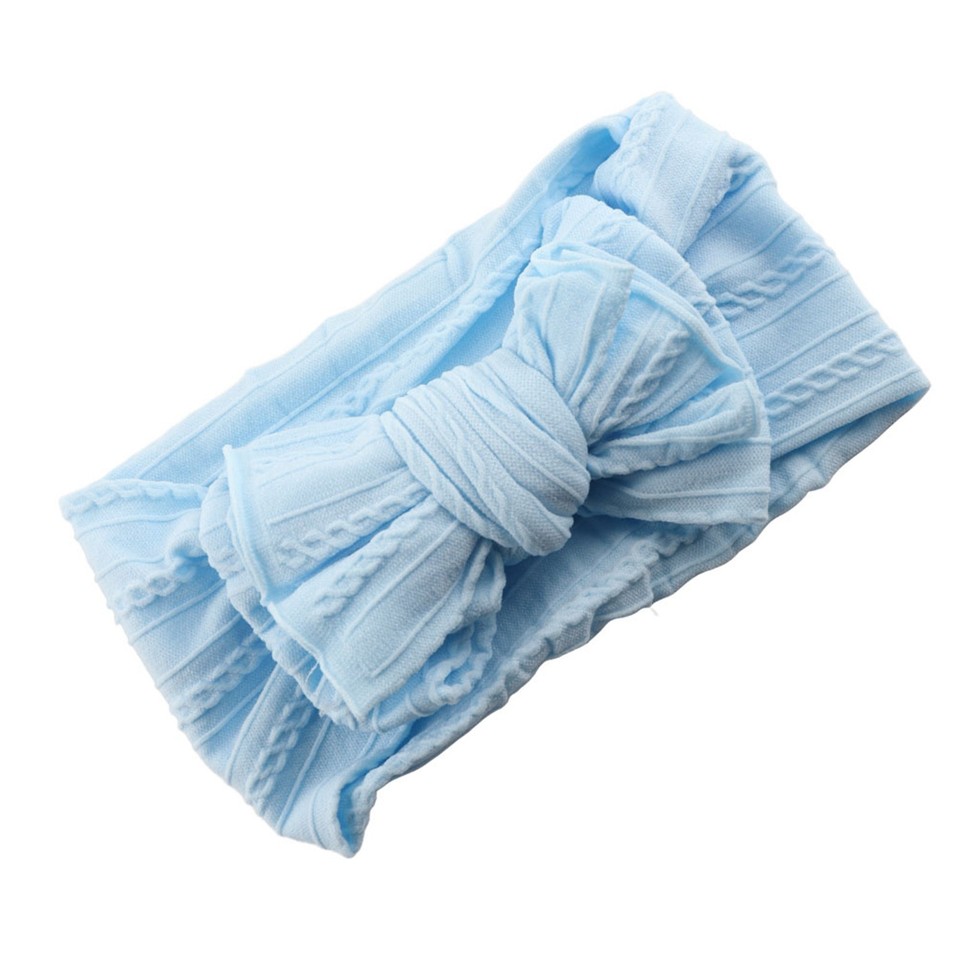 6x Baby Hair Bow Cute Handtailor Soft Infant Hair Band Photo Prop Pink ...