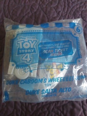 TOY STORY 4 WOODY McDonald's Happy Meal Toy Duke Caboom's Wheeeee! Jump ...