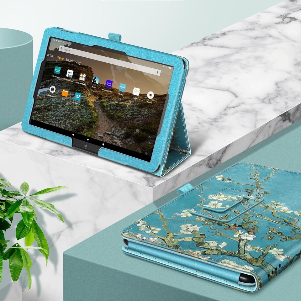 Folio Case for All-New Amazon Fire HD 10 / Fire HD 10 Plus 11th 2021 ...