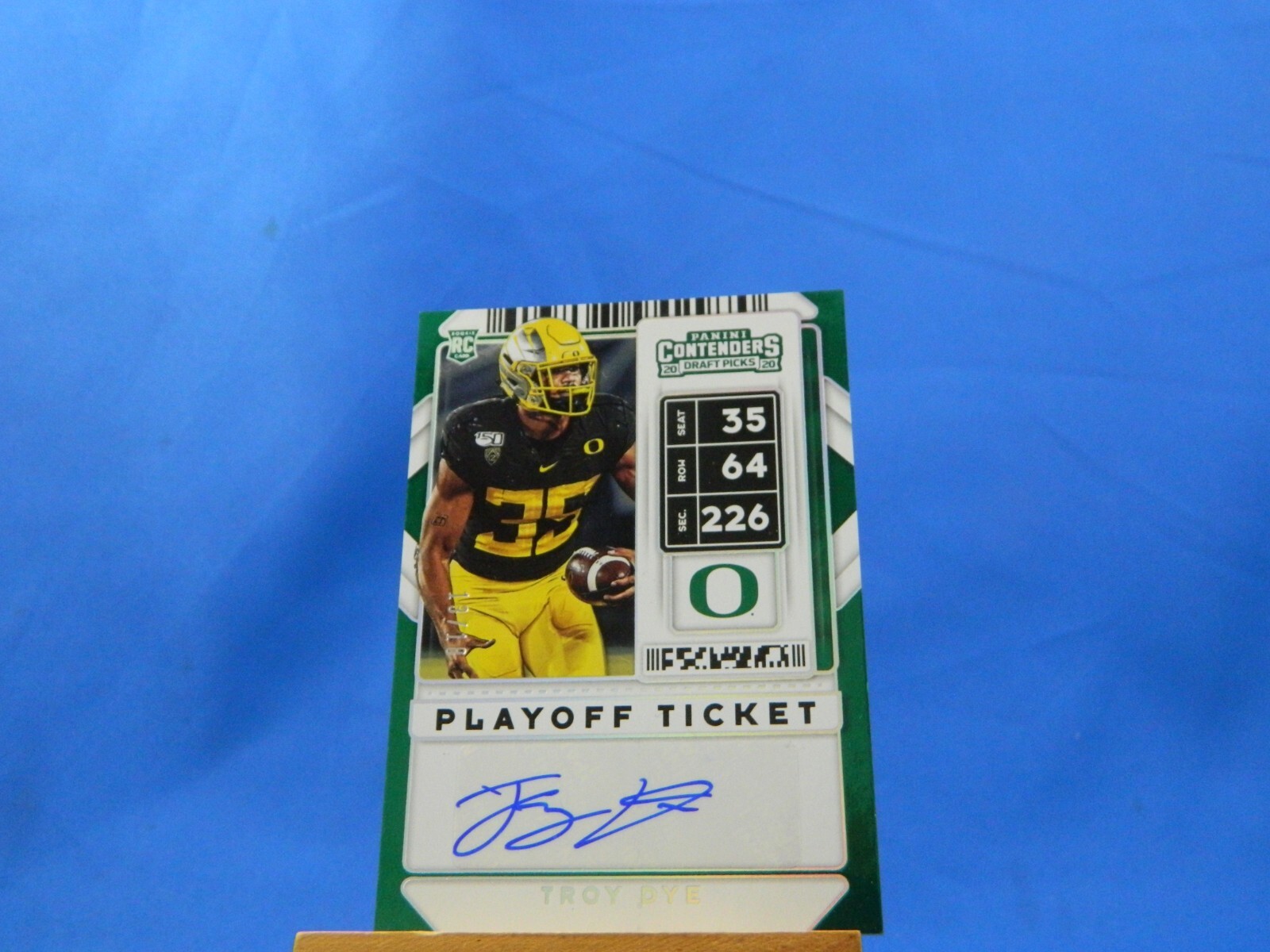 Troy Dye Contender Draft Picks 2020 RC Rookie Autograph Auto /18 ...