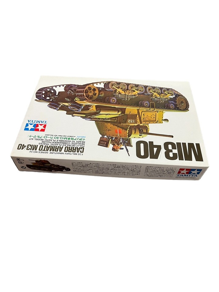 Tamiya 35296 1/35 Scale Model Kit WWII Italian Medium Tank Carro Armato ...