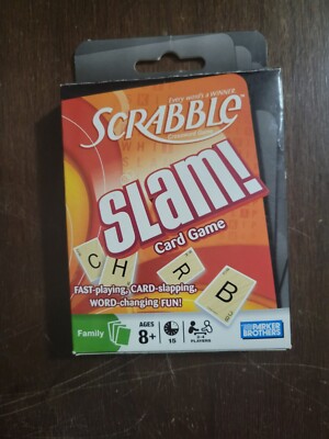 Scrabble Slam! card game - box has been opened - cards sealed w ...