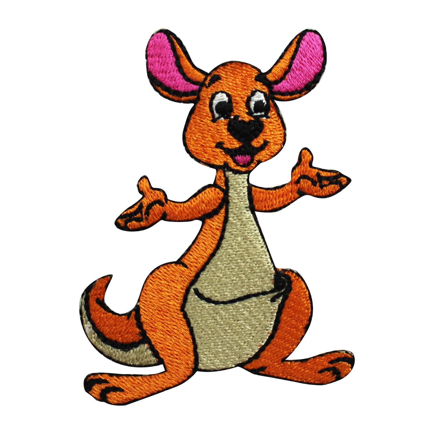 Kangaroo patch, Kids Cartoon patch, Cute patch Embroidered Iron on ...