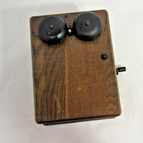 Vintage Wooden Ringer Box Swedish American Telephone Company Early 1900 ...
