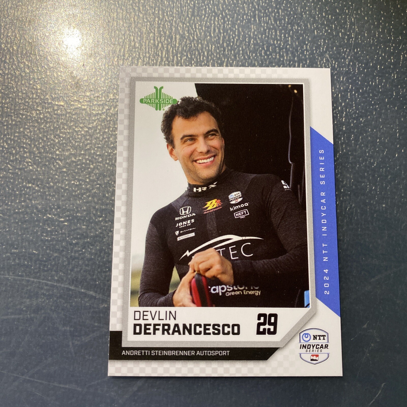2024 Parkside NTT Indy Car Racing Card DEVLIN DEFRANCESCO #43 | eBay