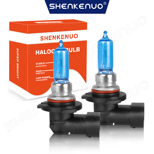 2x 9005/HB3 Halogen 100W 12V High-Beam Car Headlight Bulb BLUE Glass ...